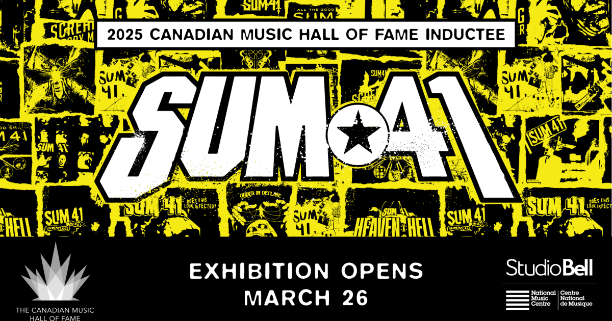 2025 Canadian Music Hall of Fame Inductee: SUM 41 | Studio Bell